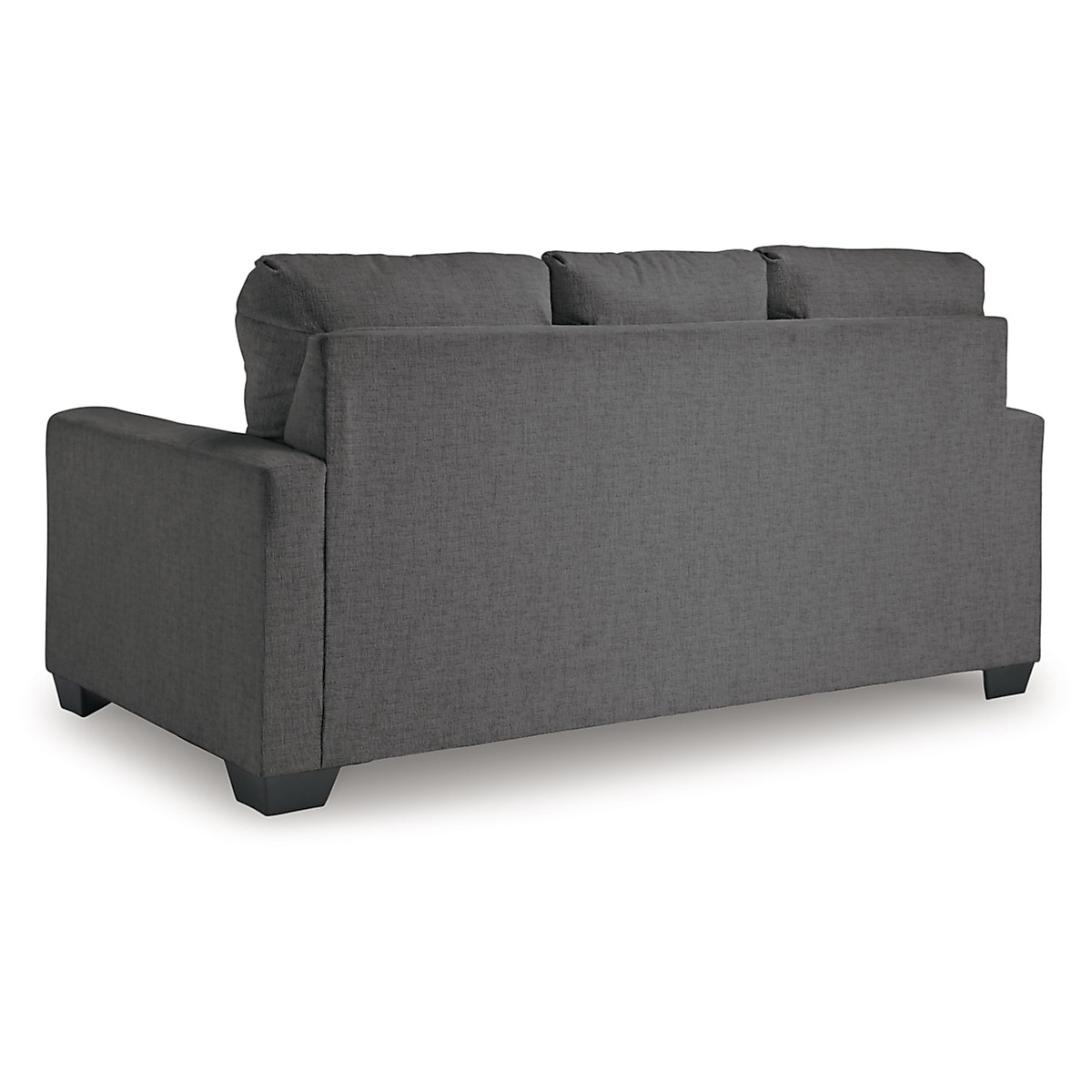 Signature Design by Ashley Rannis Casual 2-in-1 Sofa Sleeper with Folding Gel Memory Foam Mattress, Full, Gray
