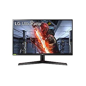 LG 27GN800-B 27 Inch Ultragear QHD (2560 x 1440) IPS Gaming Monitor with IPS 1ms (GtG) Response Time / 144Hz Refresh Rate and NVIDIA G-SYNC Compatible with AMD FreeSync Premium - Black (Renewed)