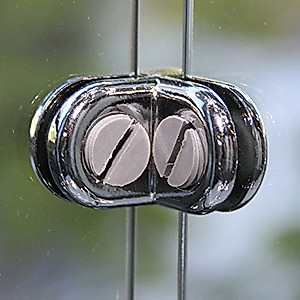 Only Garment Racks Chrome 2-Way Metal Glass Display Connector