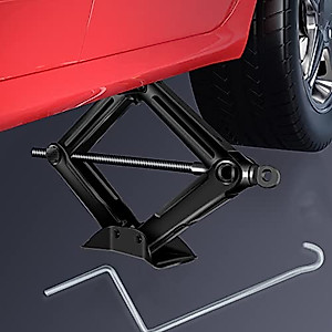 Scissor Lift Jack for Car - 2 Ton apacity Car Jack with Speed Crank Handle- Lifting Jack Car Kit with Wrench(17/19/21/23mm Sockets) for Auto/SUV/MPV
