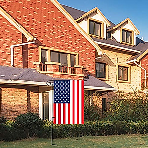 Garden Flag Stand, Yard Flag Holder,Garden Flag Hanger,Banner Pole with one Tiger Clip,Fall Decor for Outdoor Garden Lawn