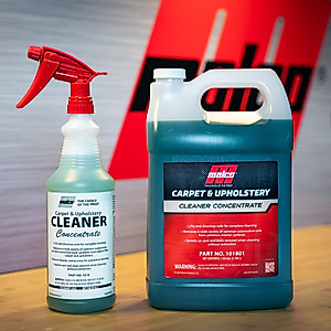Malco Carpet and Upholstery Cleaner Concentrate - Removes Ground-in Soils and Stains from Automotive and Residential Carpet & Upholstery / 1 Gallon (101801)