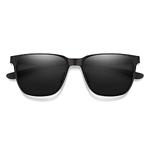 SMITH Optics Lowdown Metal Sunglasses – Performance Sports Active Sunglasses For Running or Everyday Wear – For Men & Women – Black + Black ChromaPop Polarized Lenses