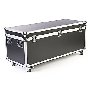Trade Show Shipping Cases, Wheels, Wood, Fireproof ABS – Black Finish (WSC622323)