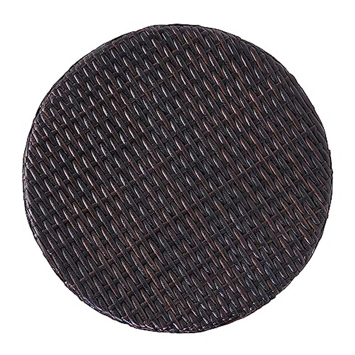 Christopher Knight Home Keaton Wicker Barrel Side Table, Multibrown 16.75 inches high x 17.5 inches wide 17.5 inches deep