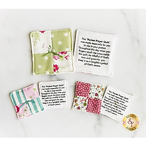 Shabby Fabrics Pocket Prayer Quilt Panel (White)
