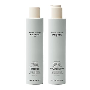 Previa Volumising Bodifying Shampoo and Conditioner - Volumizing Hair Treatment Set for Fine, Thin Hair (8.45 oz)