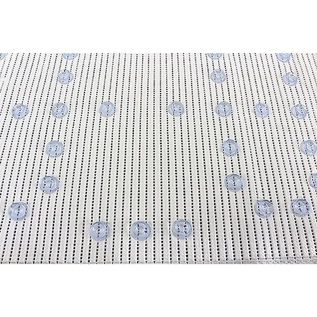 Splash Home Chevron Softee Bath Single Mat Bathtub Mat, Non-Slip Extra-Long Shower Mat with 58 Suction Cups, 36 L x 17 W Inches, Machine Washable, 100% PVC Foam - Black