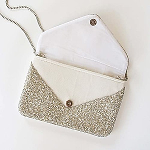 WIFEY Clutch Purse, Wifey Clutch Bag, Bride Clutch, Hand Beaded Purse, Gifts for Engagement, Bridal Shower, Bachelorette, Wedding Party