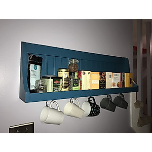 Mug Rack Coffee Bar, Container Storage and DIsplay