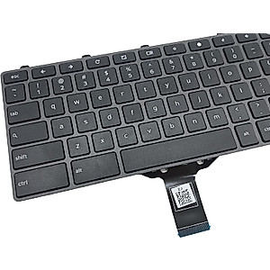 New Keyboard for Dell Chromebook 11 3100 Touch 5190 Touch 3400 3110 0D2DT 00D2DT 03G0H0 US Power Key(Not for 3100 2in1,5190 2in1,3110 2in1)