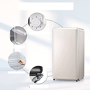 YAARN Small Fridge for Bedroom Mini Fridge Compact Refrigerator Freezer AC Large Capacity Storage Beverages Vegetables