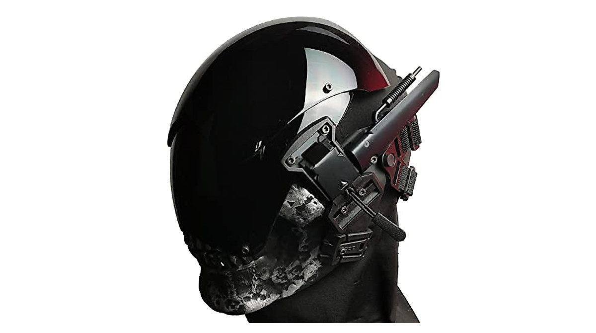 Cyberpunk Skull Mask - Futuristic Halloween Costume