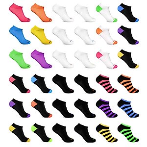 Broadway Apparel Womens Bulk 36 Pack Ultimate Athletic Sport Low Cut Casual Ankle Socks (Shoe Size 9-11)