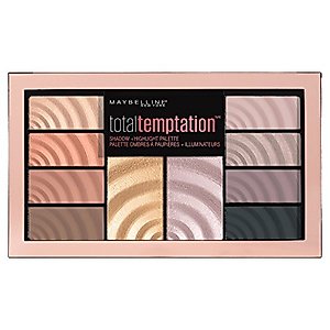 Maybelline Total Temptation Eyeshadow + Highlight Palette, 0.42 oz.