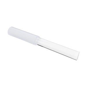 Singing Bowl Mallet Clear Acrylic Base Rubber Striker Mallet for Playing Quartz Crystal Singing Bowl with Bundle Pocket (Clear)