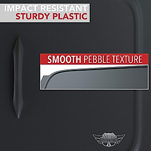 Leisure Coachworks 12" RV Screen Door Slider Panel and Handle/Stop for RV, Trailer, Camper, Motor Home, Cargo Trailer - OEM Replacement (Black)