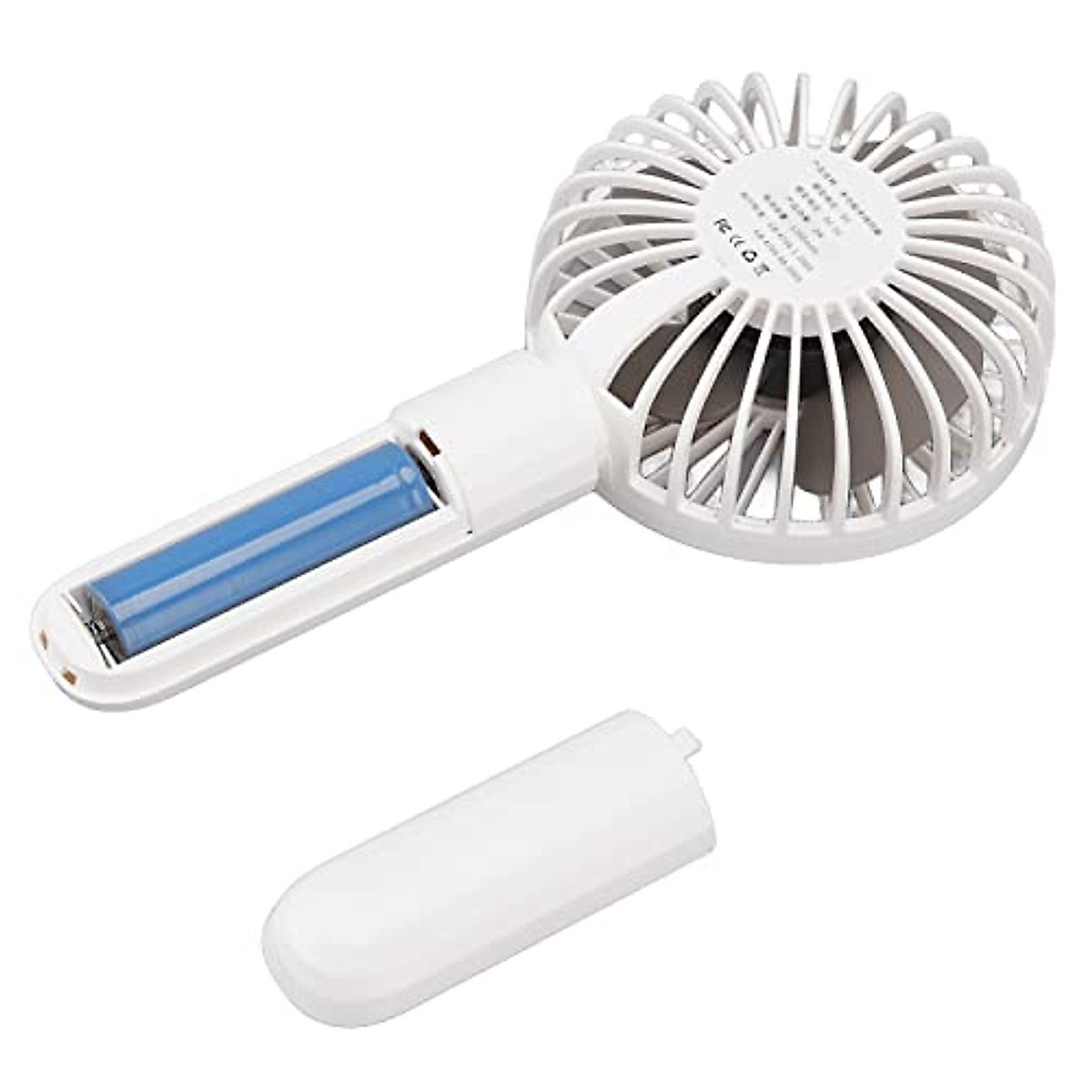 RAZURE Handheld Fan Mini Portable Fan, Cute Mini Personal Fan with 3 Levels Speeds Adjustable, USB Rechargeable Battery Operated Hand Fan for Stylish Women Men Travel Indoor Outdoor