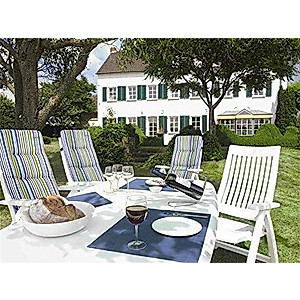 KETTLER Roma Folding Lounger in White Resin