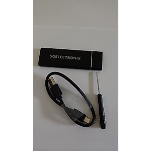 USB to M.2 NVMe SSD Enclosure Reader, USB 3.0 to NVMe PCI-E B-Key Solid State Drive External Adapter Support UASP Trim (Fits only NVMe SSDs)