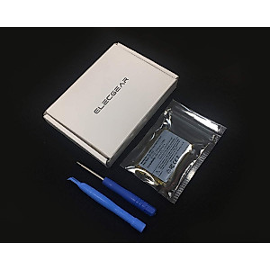 ElecGear 1PC Replacement Battery Pack for PS4 Controller V1-3, 1500mAh Li-ion Rechargeable Battery for PlayStation 4 DualShock CUH-ZCT1 Series LIP1522 with Big Plug, Repair Tool Kit Included