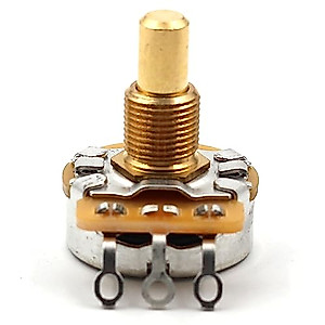 The Art Of Tone CTS 500K Pot Short (3/8 inch) Solid Shaft, 10% Audio Taper, 10% Tolerance, Pair (2X)