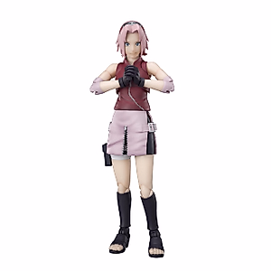 TAMASHII NATIONS - Naruto Shippuden - Sakura Haruno - Inheritor of Tsunade's Indominable Will, Bandai Spirits S.H.Figuarts Action Figure