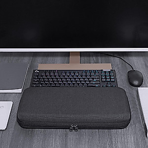 Geekria Tenkeyless Keyboard Case, Hard Shell Travel Carrying Bag for TKL 80% Compact 87 Key Computer Mechanical Gaming Keyboard, Compatible with Logitech G915 TKL, G PRO Keyboard, G PRO X TKL