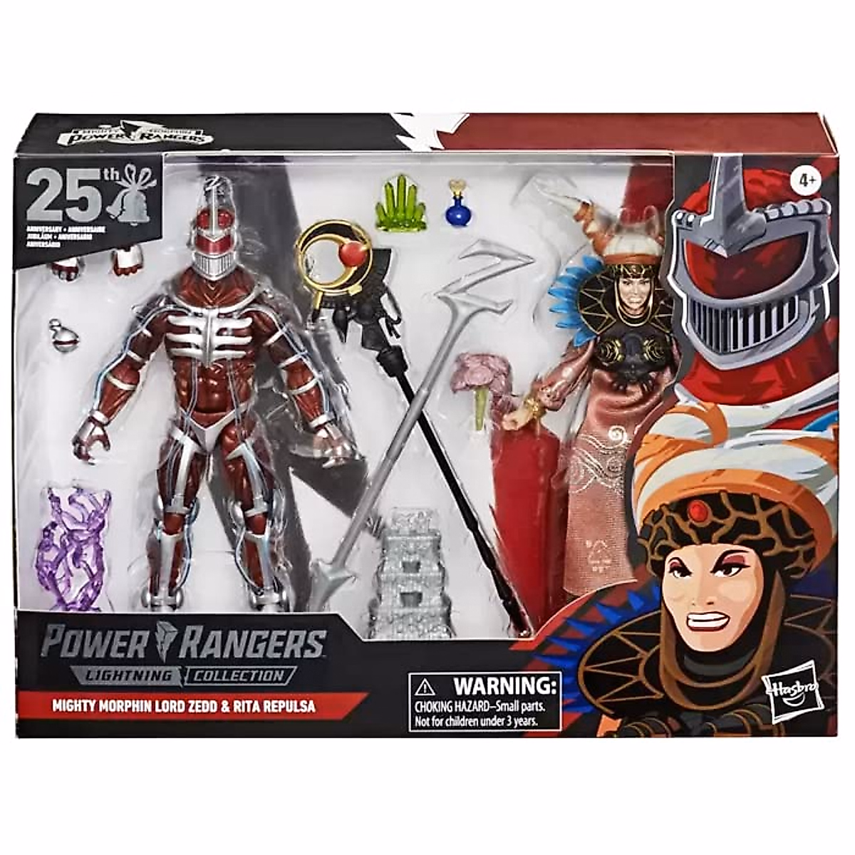 PR Power Rangers Lord Zedd and Rita Repulsa Lightning Collection Action Figure 2 Pack