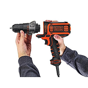 BLACK+DECKER Electric Drill, 3/8-Inch, 4-Amp (BDEDMT)
