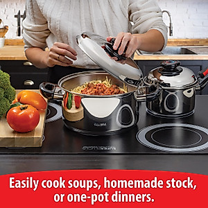 Precise Heat 5-1/2-Quart Surgical Stainless-Steel Stockpot