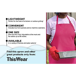ThisWear Father's Day Gift Best Papa Ever Funny Apron for Kitchen BBQ Barbecue Cooking Baking Crafting Gardening Two Pocket Apron for Grandpa or Dad Black
