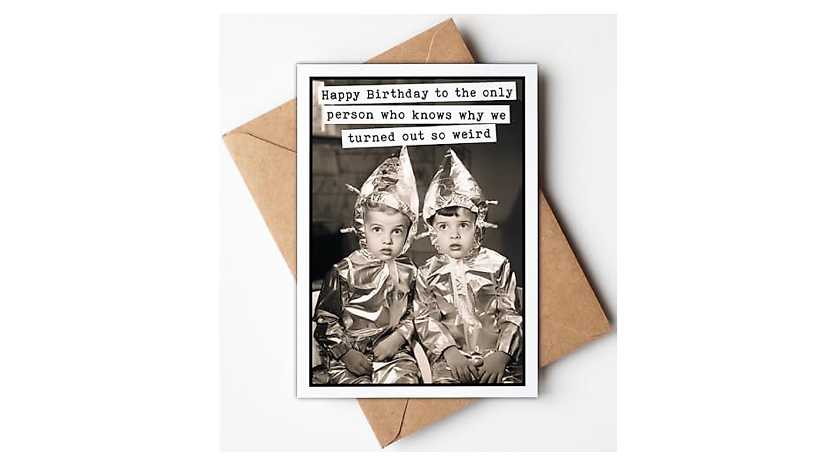Laugh Out Loud Birthday Cards for Sister, Brother, Mom, Dad
