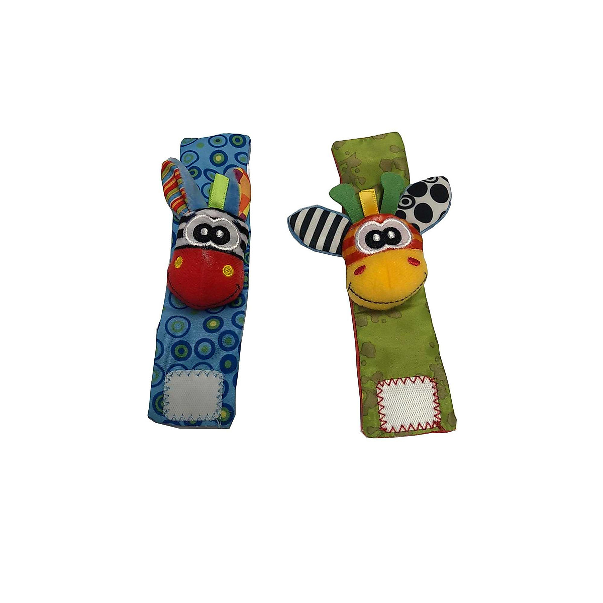 The Season Toys 4pcs Infant Baby Wrist Rattles and Foot Socks Developmental Toys