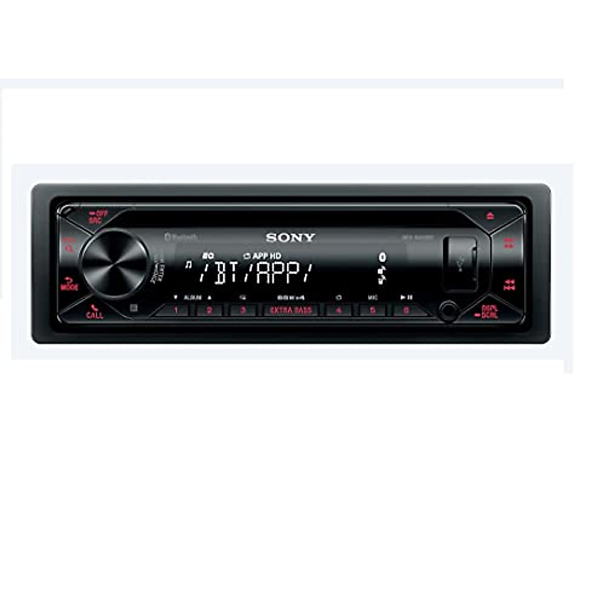 Sony MEX-N4300BT Built-in Dual Bluetooth Voice Command CD/MP3 AM/FM Radio Front USB AUX Pandora Spotify iHeartRadio iPod / iPhone Siri and Android Controls Car Stereo Receiver