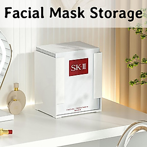 UXIVCKI Storage Container Keep Food Packets Stacked, Plastic Organizer Stackable Basket for Kitchen Cabinet Pantry Countertop Shelf Closet Bathroom, Organize Noodles, Snacks, Facial Masks