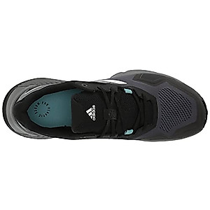 adidas Women's Terrex Soulstride Trail Running Shoes, Black/Crystal White/Mint Ton, 8