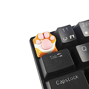 Hidetaka Design Cute Cat Paw Keycap for for Mechanical Gaming Keyboard Applicable to The ESC Key（Cherry Switch） (Cat1)