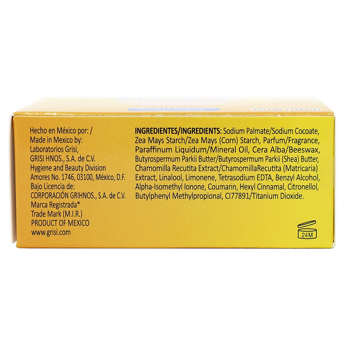 Ricitos De Oro Baby Cleansing Bar Soap with Extract Calming Effect, Chamomile, 6-Pack of 3.5 Oz Each Soap, 6 Soaps