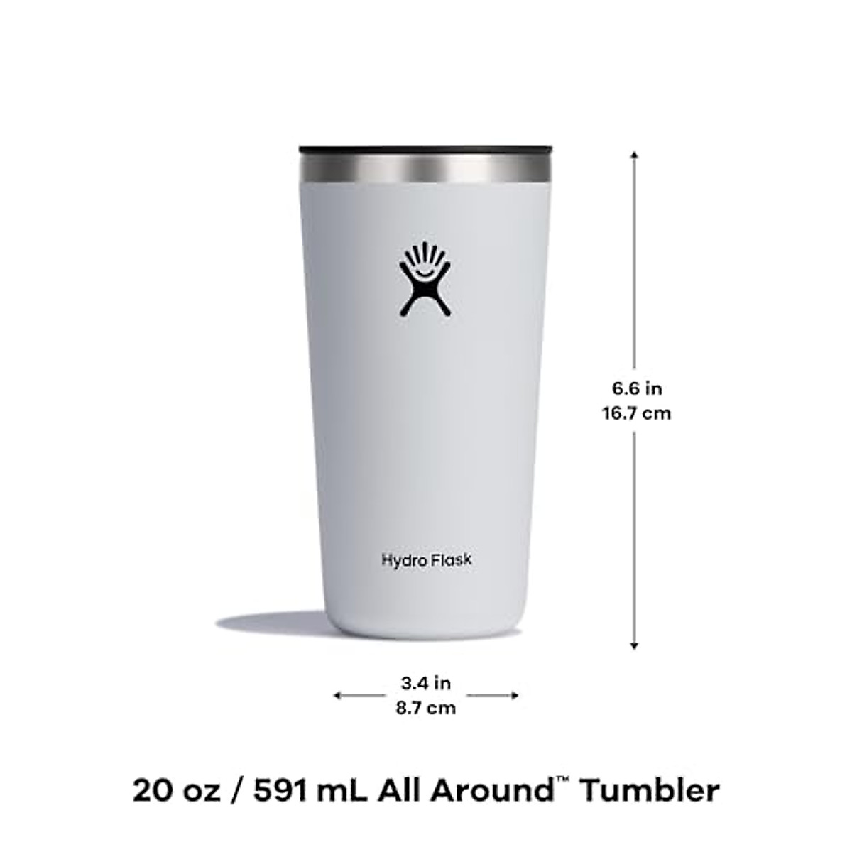 Hydro Flask 20 Oz All Around Tumbler Press-in Lid Moonshadow
