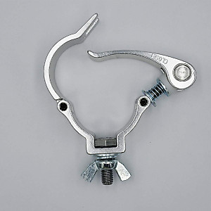 Quick Release Stage Light Clamps Fit 2 inch OD Truss Pipe Heavy Duty 220 Lbs Aluminum Alloy for Moving Head Light Par Lighting Spotlight (1PCS)