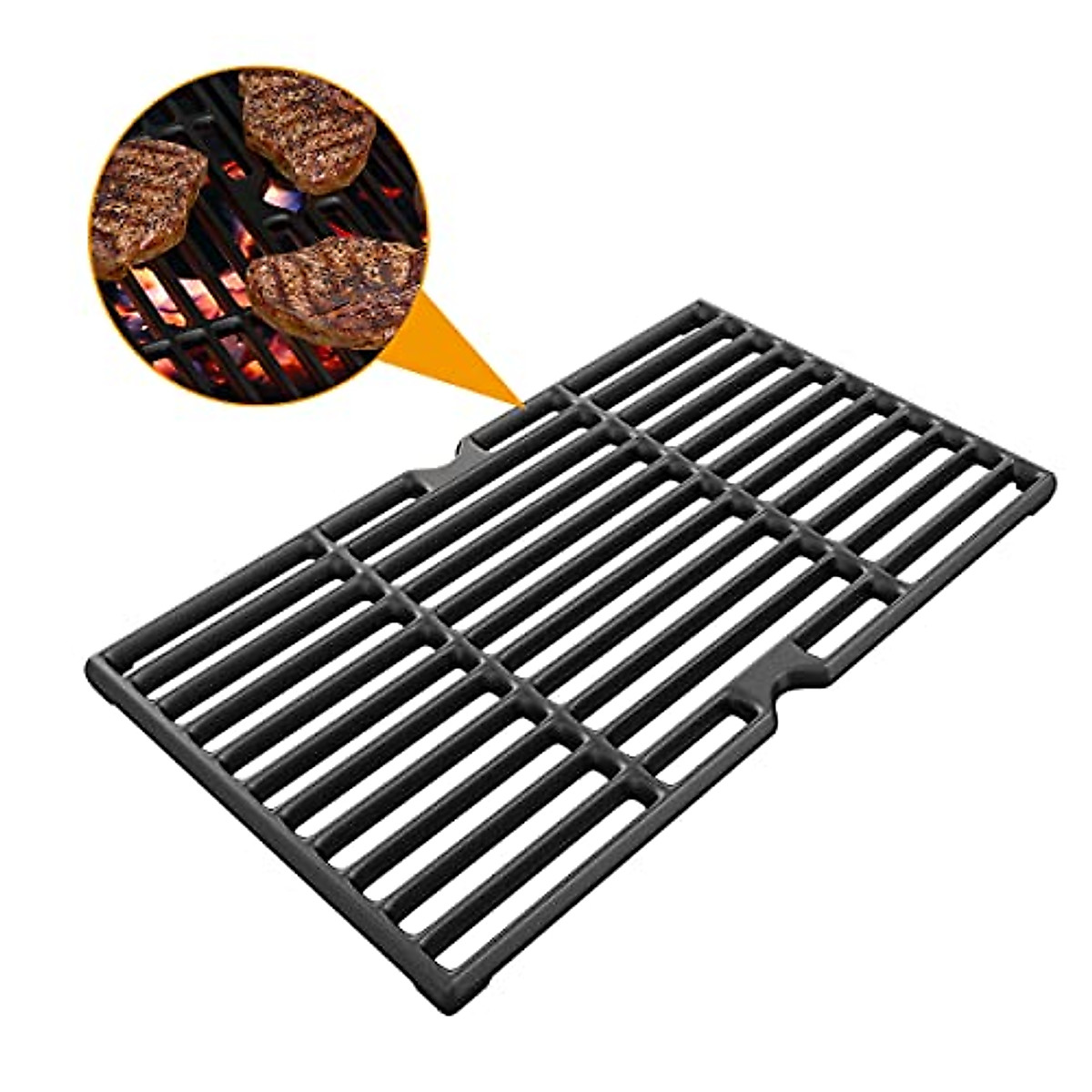 SafBbcue Replacement Parts Kit for Dyna glo DGH450CRP-D DGH474CRP DGH450CRP DGH485CRP Cast Iron Grill Grates