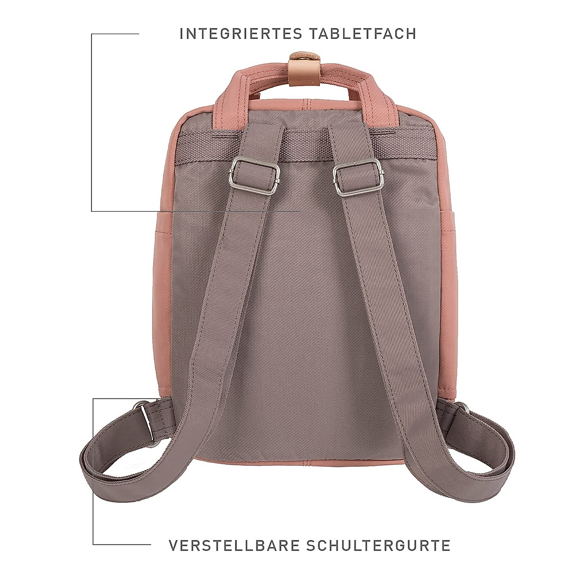 Doughnut Macaroon Mini 7L Travel School Ladies College Girls Lightweight Casual Daypacks Bag Small Backpack