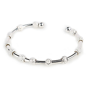Chelsea Charles Count Me Healthy Wellness Journal Bracelet - Friendship Silver