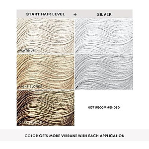 KERACOLOR Clenditioner SILVER Hair Dye - Semi Permanent Hair Color Depositing Conditioner, Cruelty-free, 12 Fl. Oz