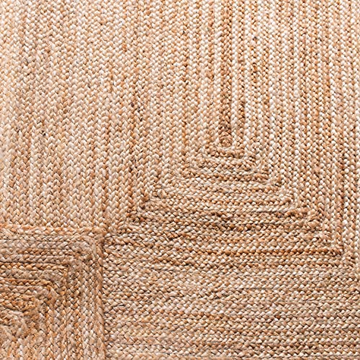 SAFAVIEH Cape Cod Collection Area Rug - 8' x 10', Natural, Handmade Flat Weave Jute, Ideal for High Traffic Areas in Living Room, Bedroom (CAP252A)