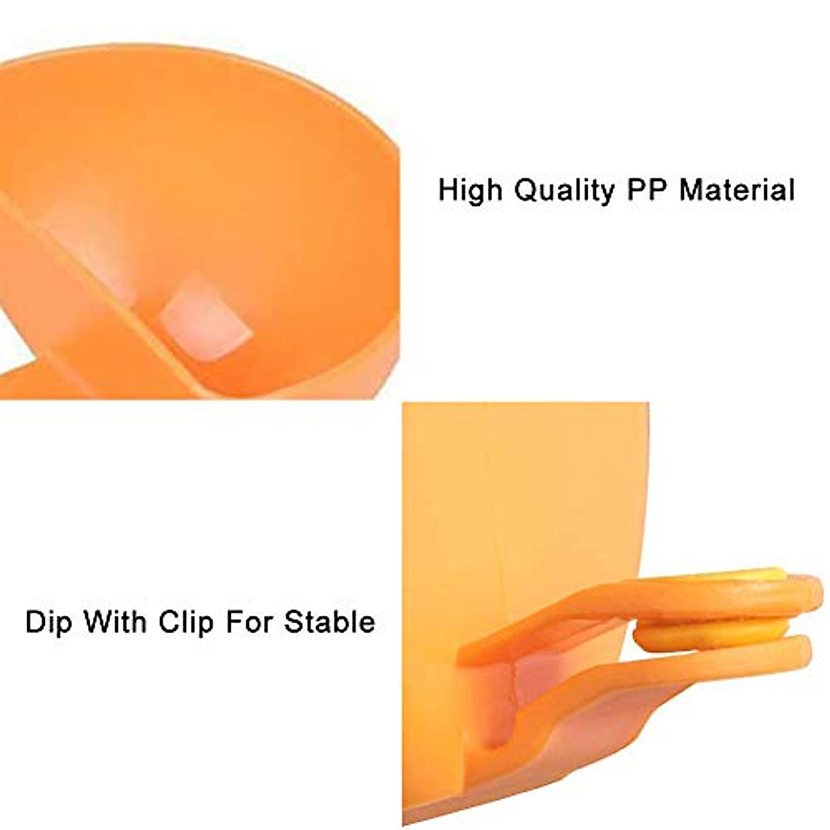 8 PCS Dip Clips, Youthful Assorted Plate Clip-on Holder Plate Clip Container Dish Colorful Dip Holder Plate Grab Clip-on Bowl for Tomato Sauce Salt Vinegar Sugar Flavor Spice Bowl - Random Color (8)