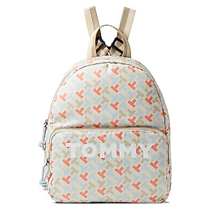 Tommy Hilfiger Cory II Medium Dome Backpack Stone Multi One Size