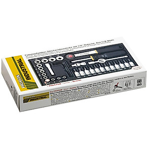 Proxxon (23080) 36 Piece Socket Set with 1/4 inch Square Drive