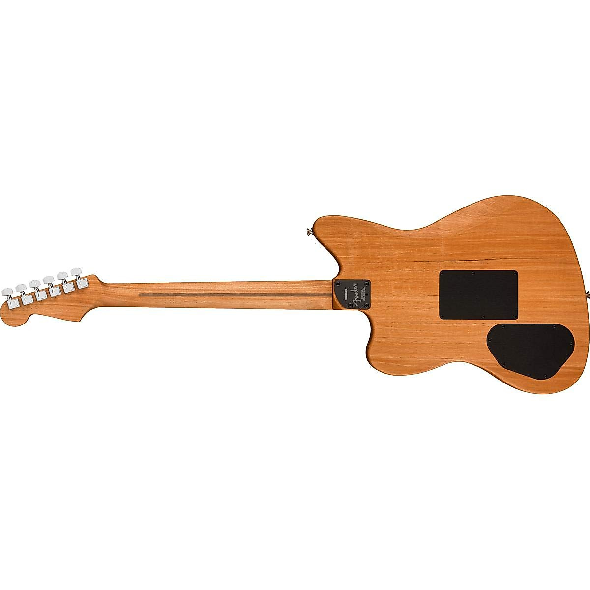 Fender American Acoustasonic Jazzmaster Acoustic Electric Guitar, with 2-Year Warranty, Ocean Turquoise, Ebony Fingerboard, with Gig Bag